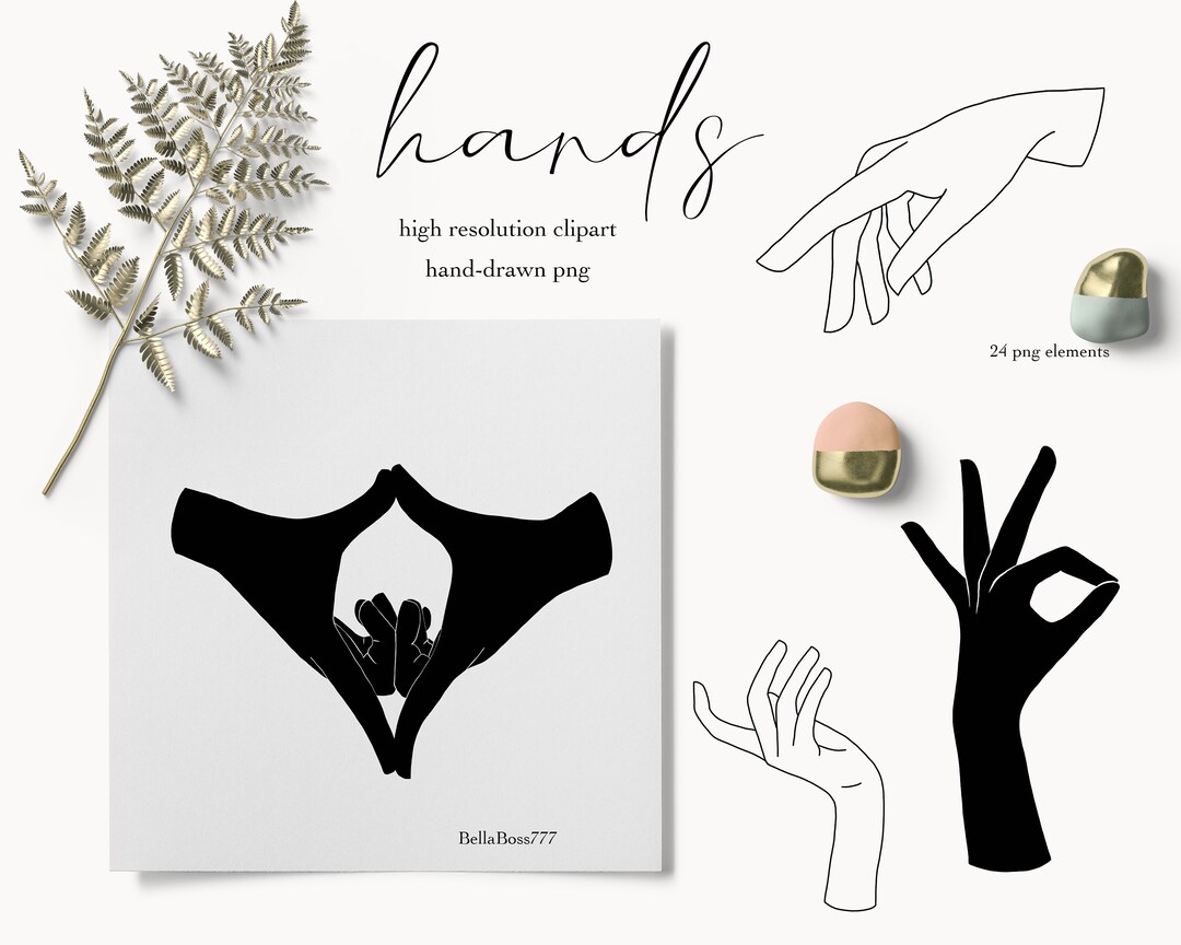 Hands Clipart, Yoni Hand PNG, Zodiac Sign, Alchemy Clipart, Spiritual ...