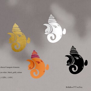 Ganesh Clipart, Ganapati, Indian God Clipart, Hindu God, Ganesha, Line ...
