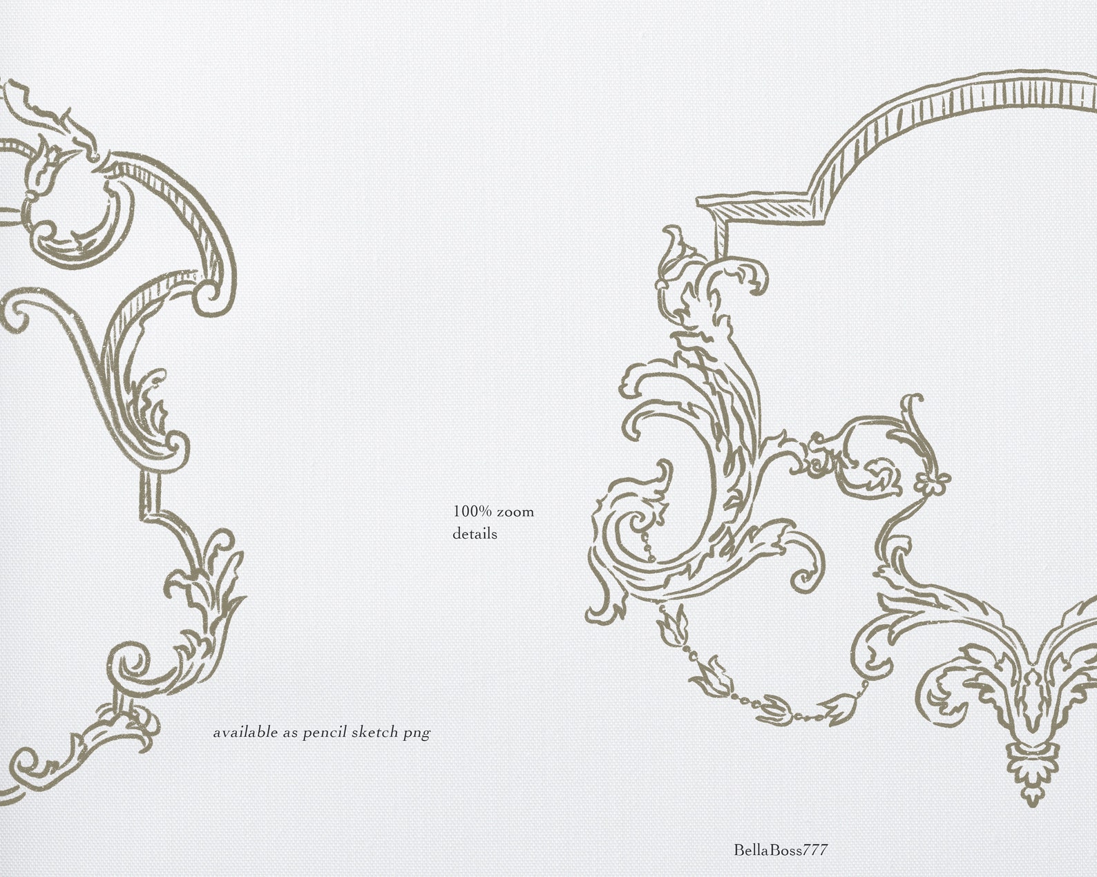 Wedding Crest Clipart, Baroque Frames, Rococo, Ornamental Frame ...