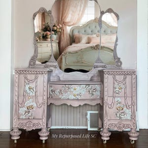 Custom Order Option! Vintage French Provincial Vanity | Victorian ...
