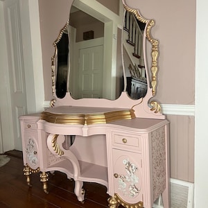 Custom Order Option! Vintage French Provincial Vanity | Victorian ...