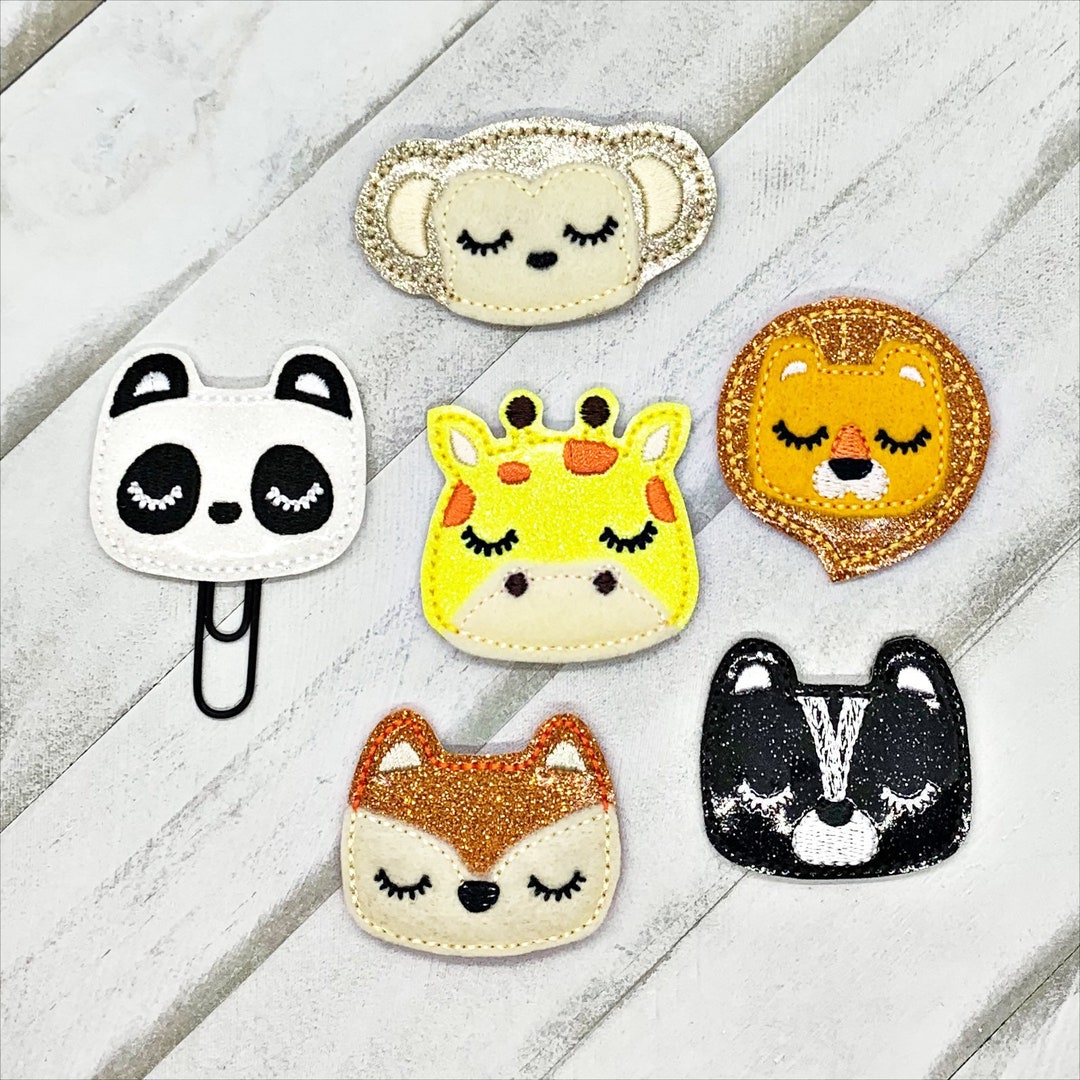 Sleepy Zoo Animals Felties Panda Lion Monkey Fox - Etsy