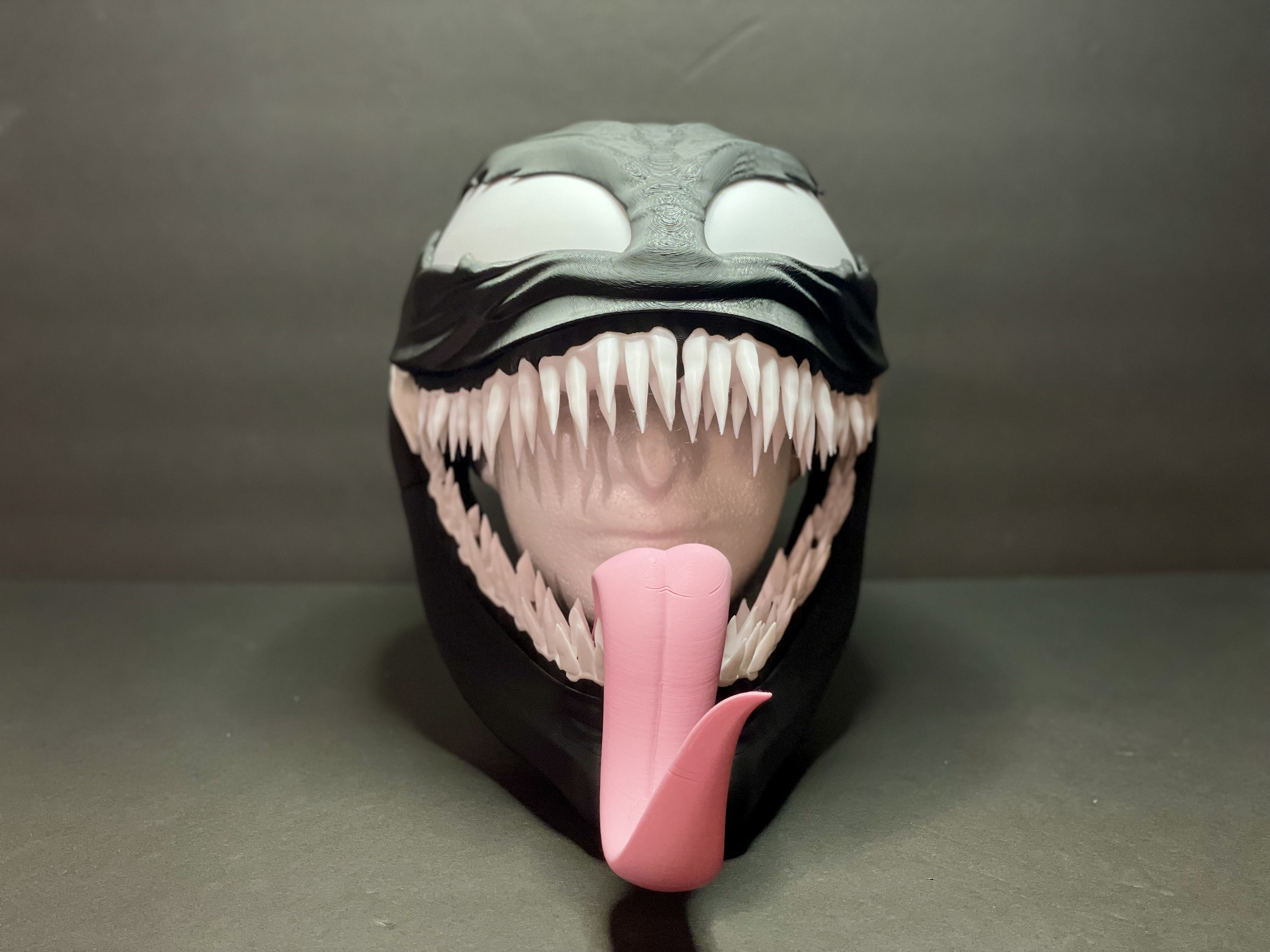 Venom Painted Cosplay Helmet - Etsy
