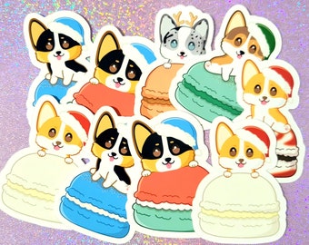 Corgi Macarons - Etsy