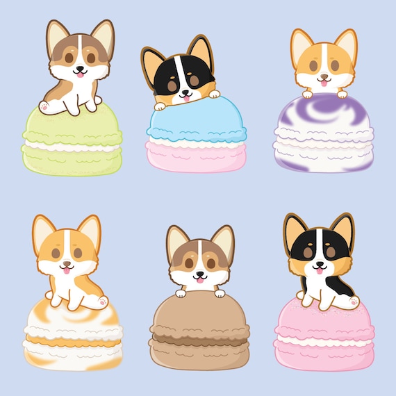 Tri-color Sable and Original Color on Top of Macarons Vinyl - Etsy