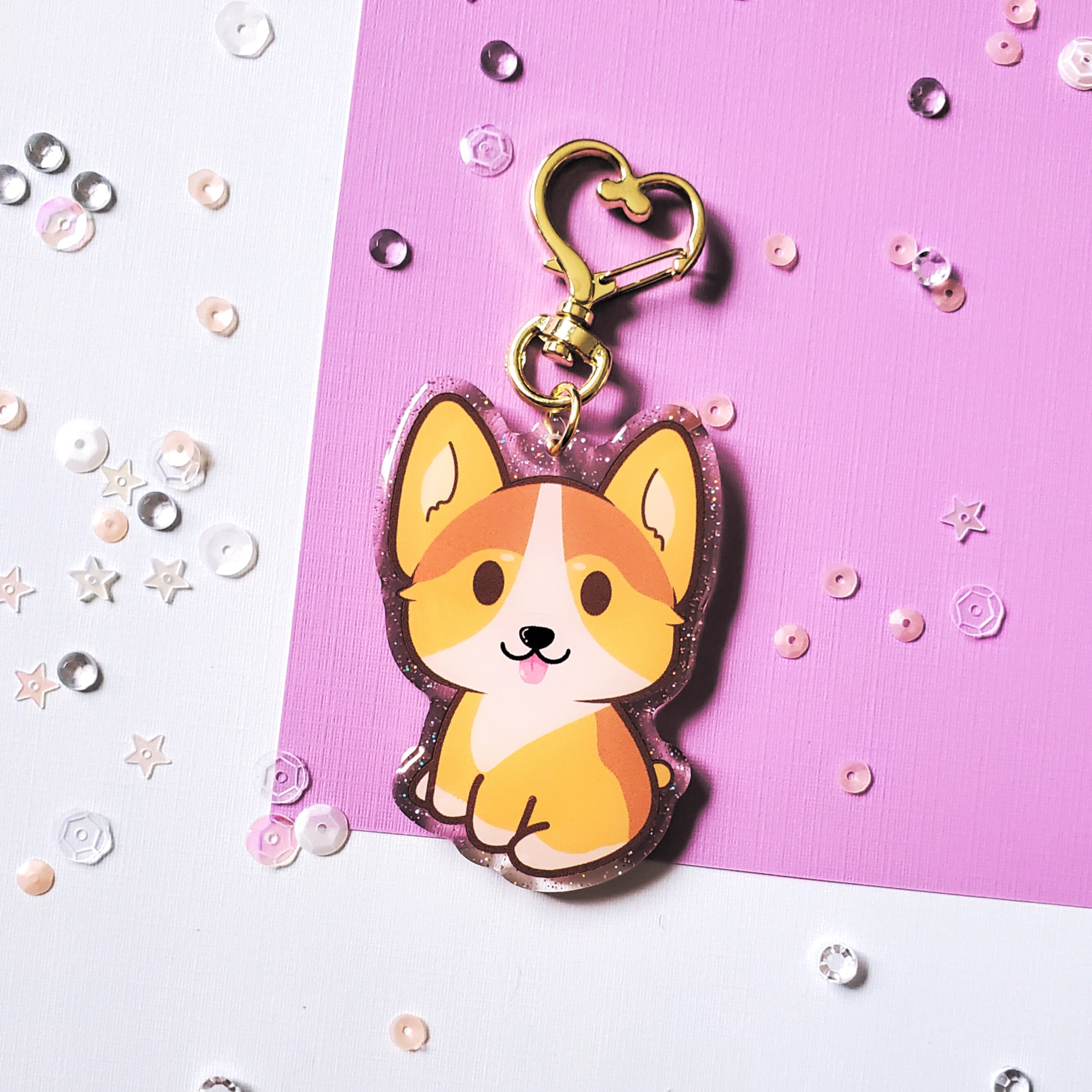 Original Color Tri-Color and Sable Color Sitting Corgi | Etsy