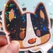 Tri-colored Corgi Vinyl Stickers and Sticker Pack, Holographic - Etsy