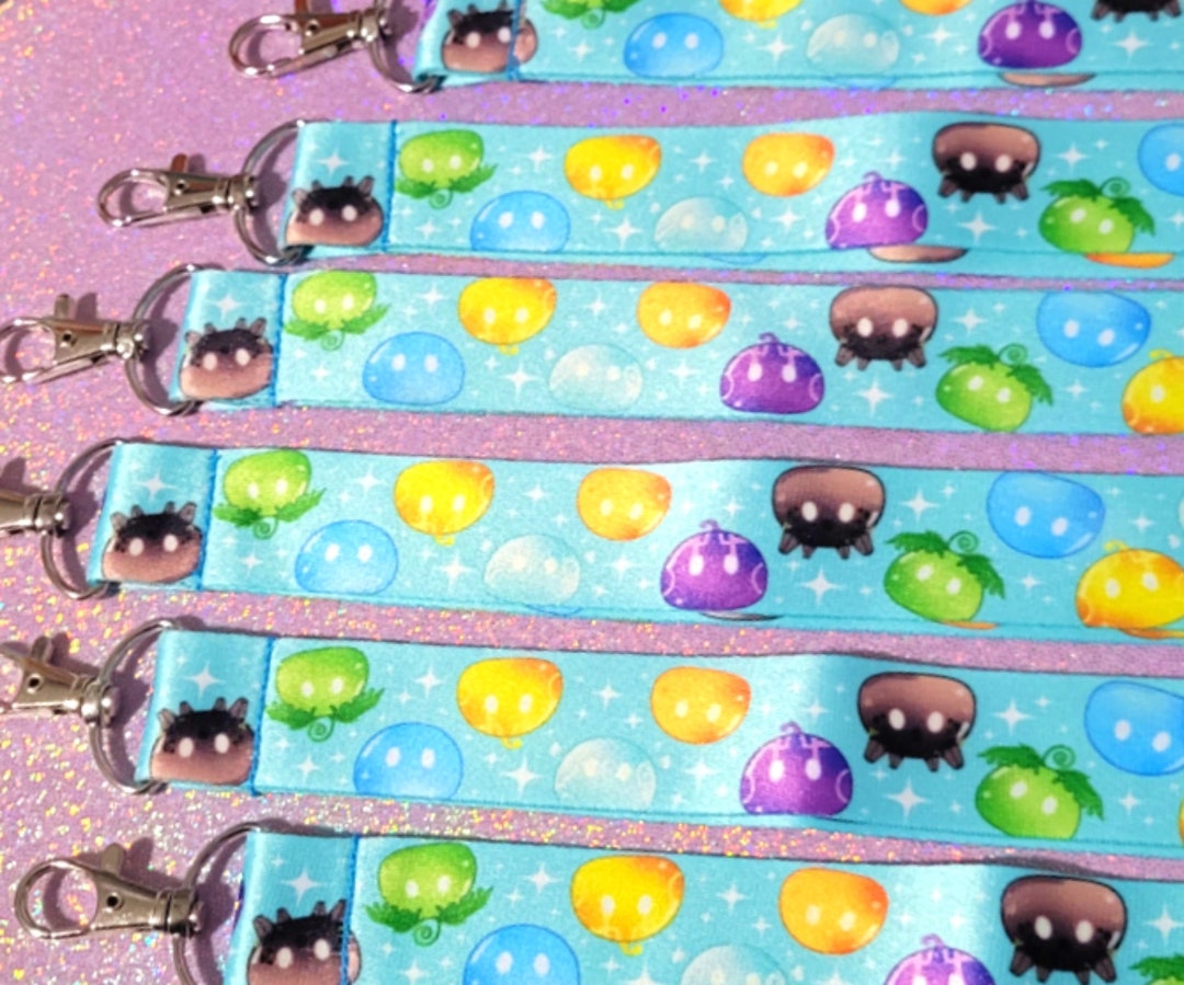Cute Genshin Impact Slime Lanyard - Etsy