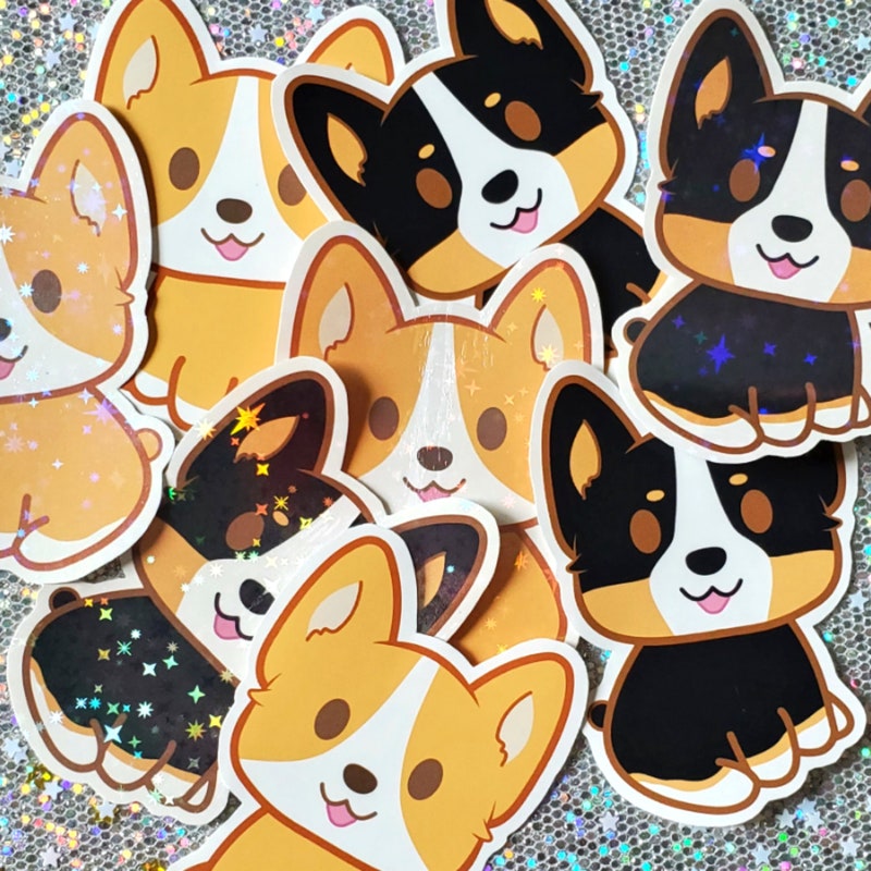 Corgi Butt Sticker - Etsy