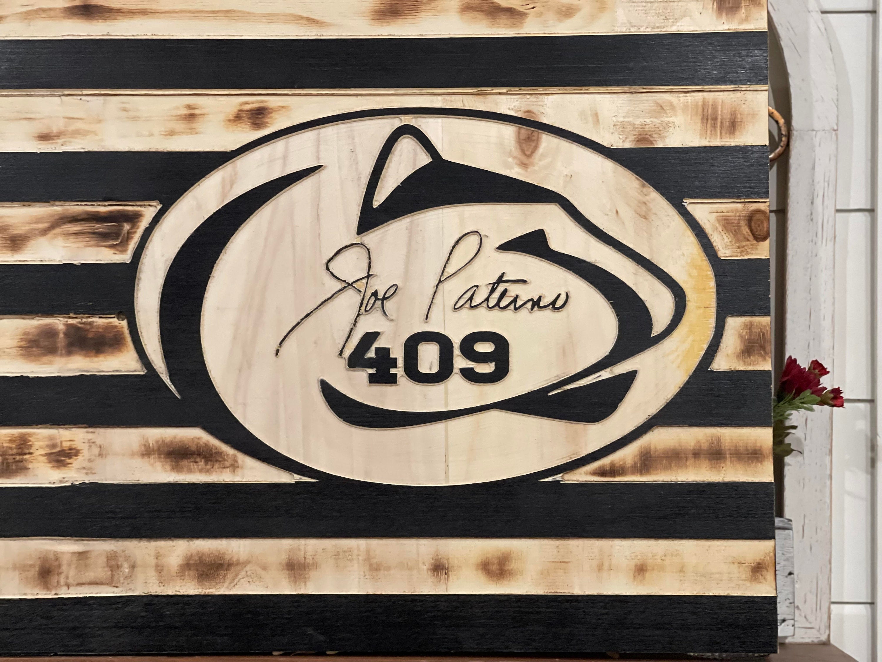 Milled Wood Penn State Flag - Etsy