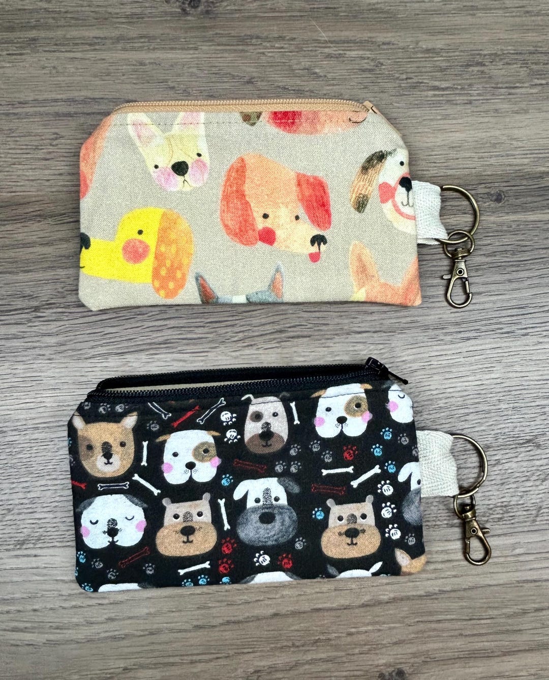 Small Dog Zipper Pouch, Bag With Zipper Pull, Card Wallet, Change Purse ...