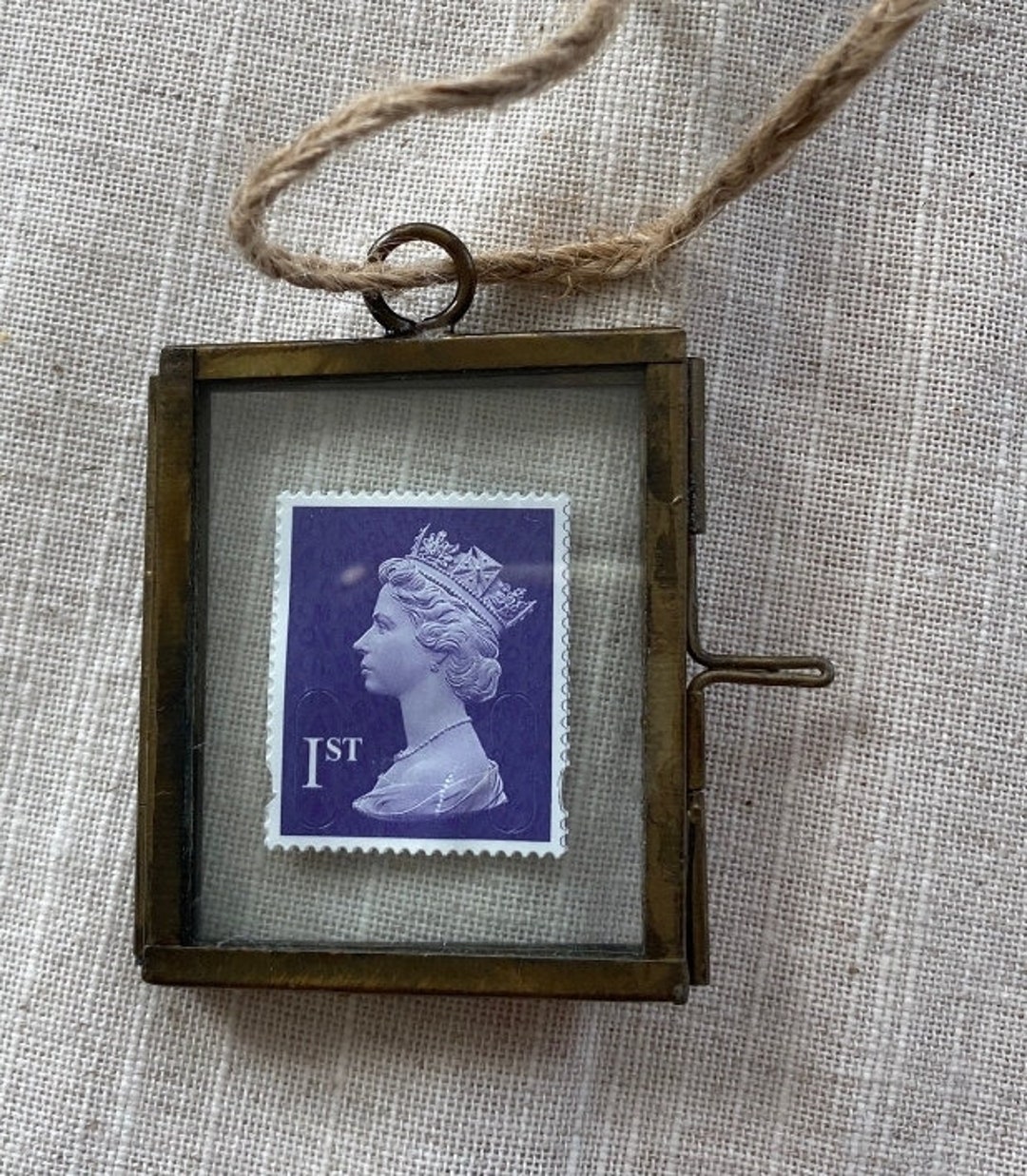 Brass or Copper Finish Mini Hanging Photo Frame - Vintage Frame ...