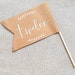 Table Number Flags 1 to 12 - Rustic Table Numbers - Wedding Table ...
