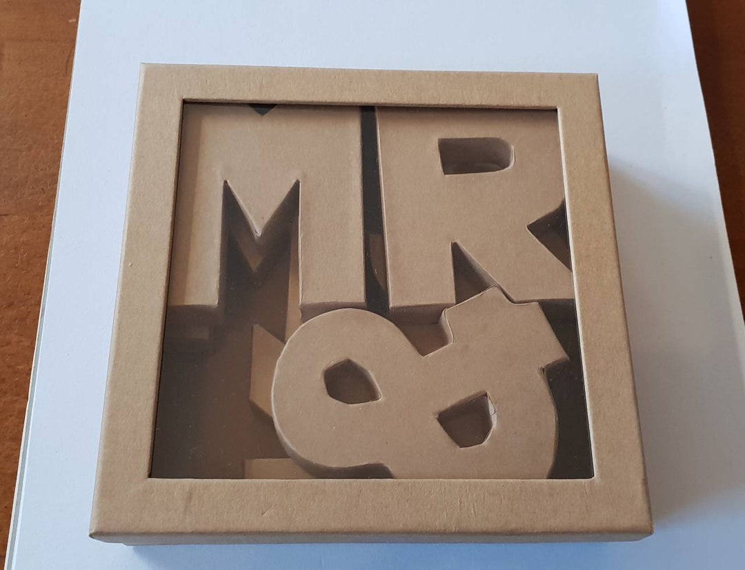 Mr and Mrs or Love Cardboard Letters - Wedding Signs - Cardboard ...