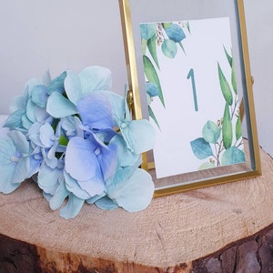 Gold Table Number Frame - Wedding Table Number Frame - Photo Frame ...