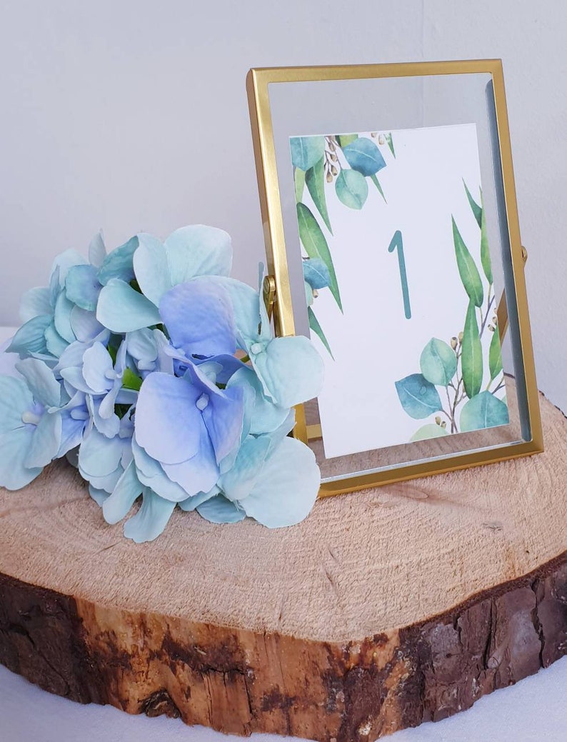 Gold Table Number Frame Wedding Table Number Frame Photo | Etsy UK