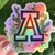 U of A Stickers-vinyl Stickers Watercolor Vinyl Sticker-uofa Decor ...