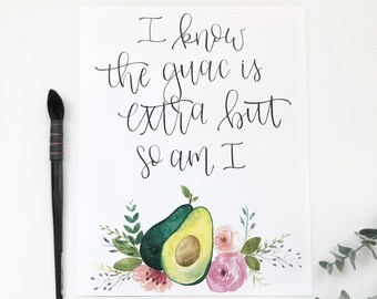 Avocado quotes | Etsy