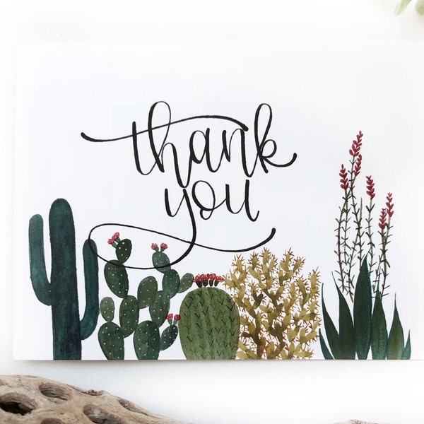 Cactus Greeting Card - Etsy