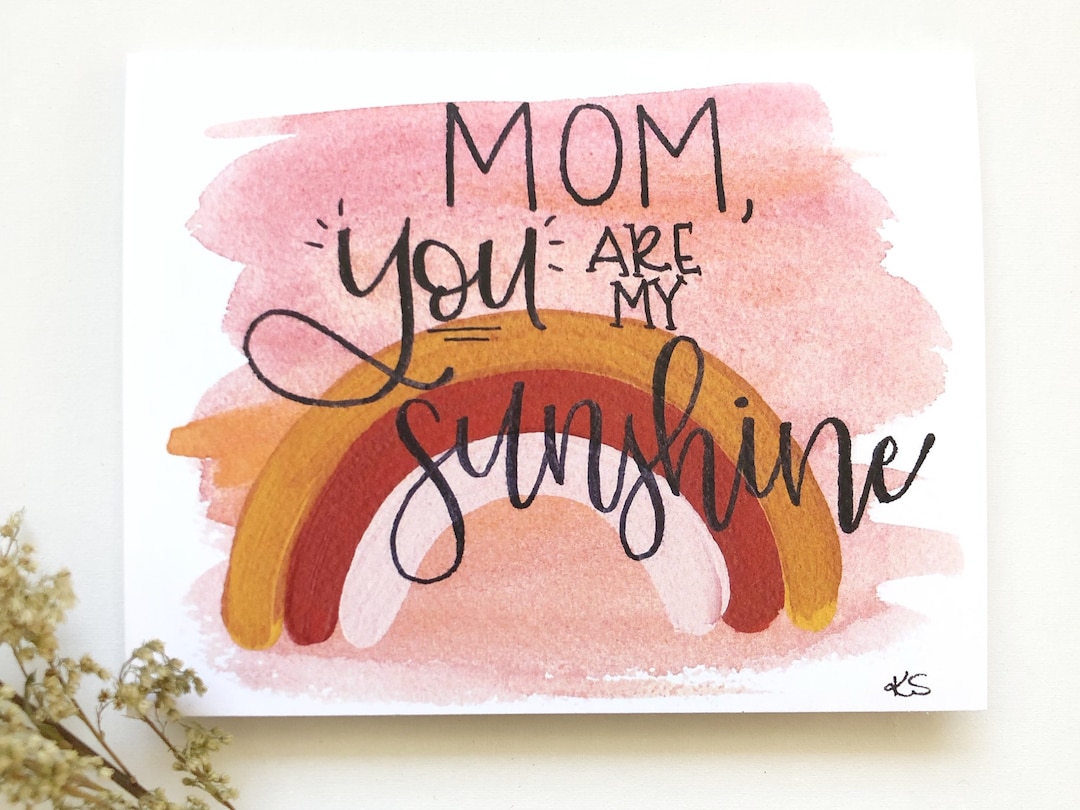 Happy Mothers Day Card-minimal Mothers Day-boho Mother’s Day Card ...