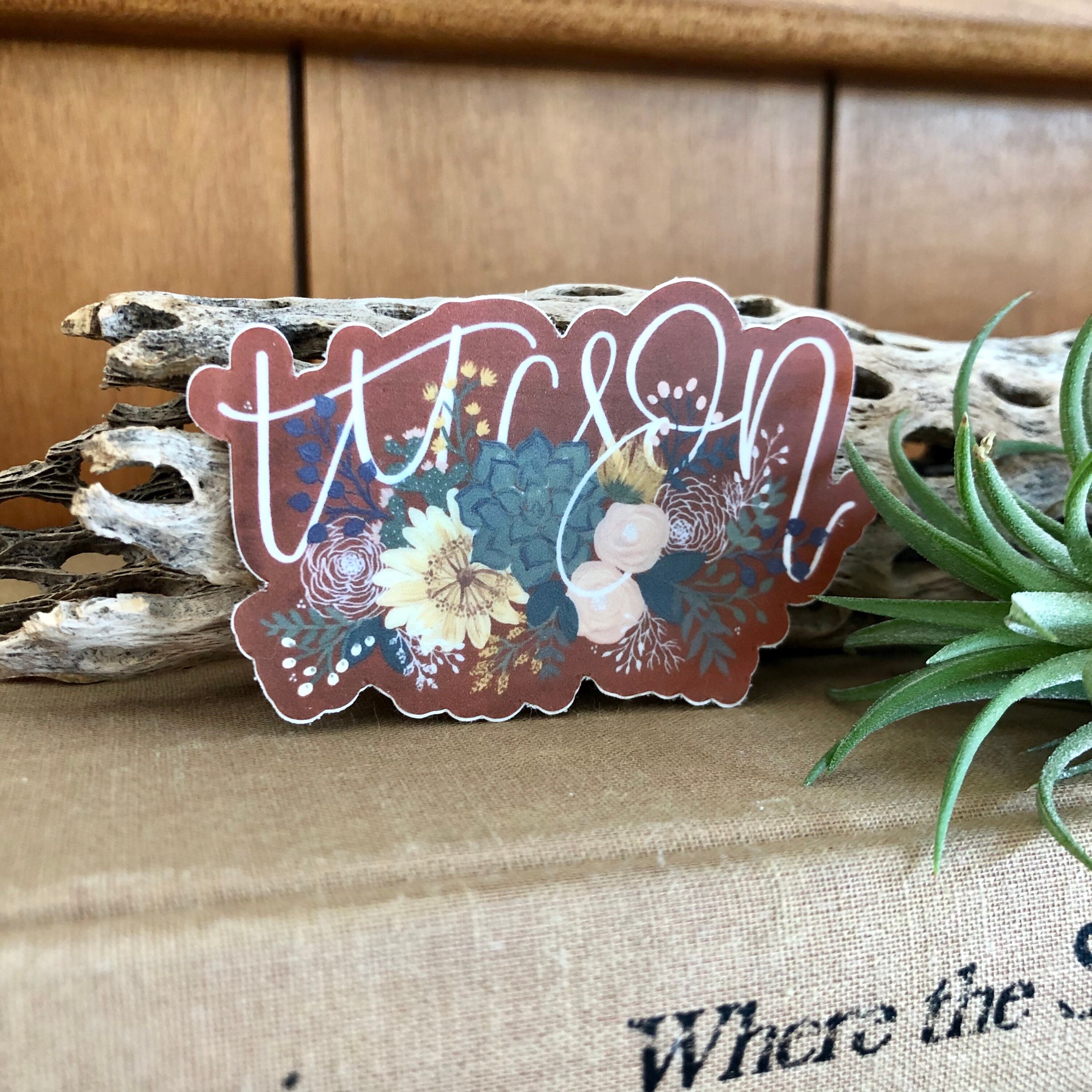 Cactus Stickers-cactus Vinyl Stickers-tucson | Etsy