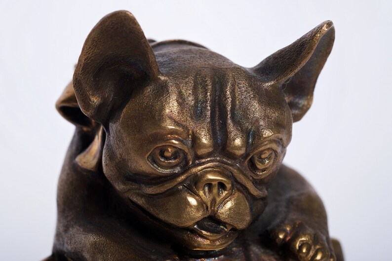 Bronze Boxer Dog with Valise Classy Desk Decoration | Etsy