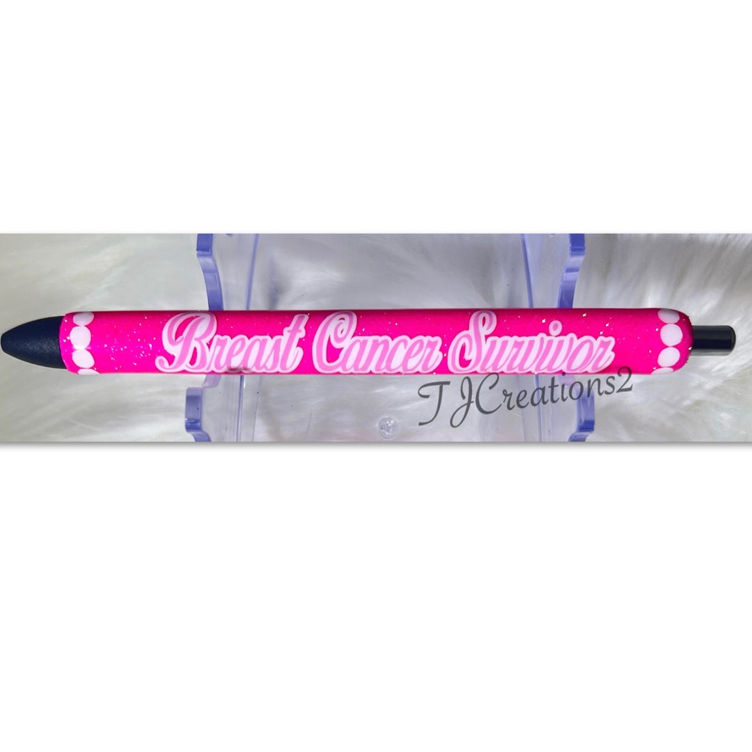 Custom Personalized Writing Pen Pink and Green Ivy Pearls - Etsy
