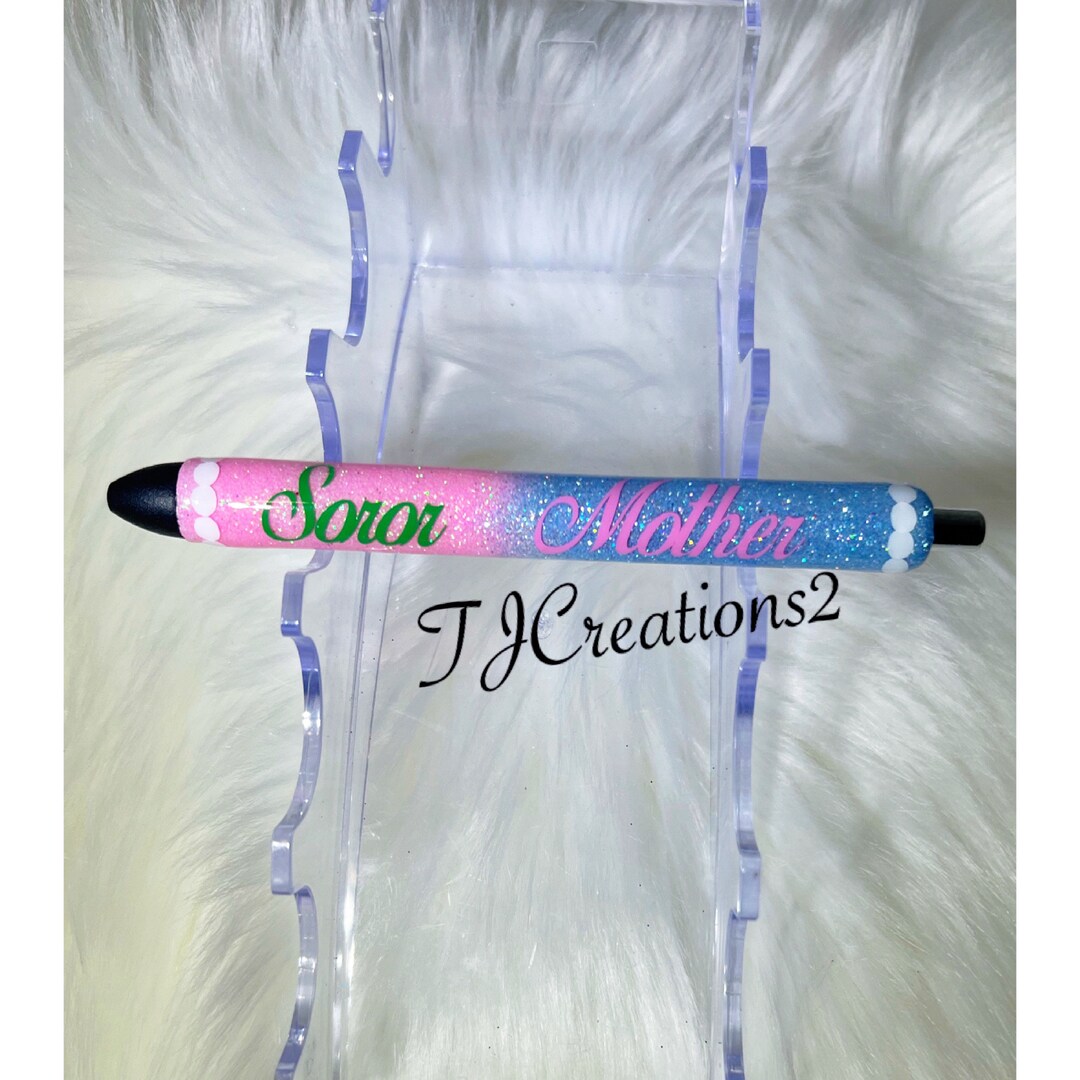 Ladies Women Jack and Jill - AKA Soror Inspired Glitter Bling Writing ...