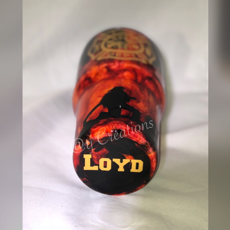 Ladies Men Women Custom Firefighter Fireman Tumbler Cup | Etsy