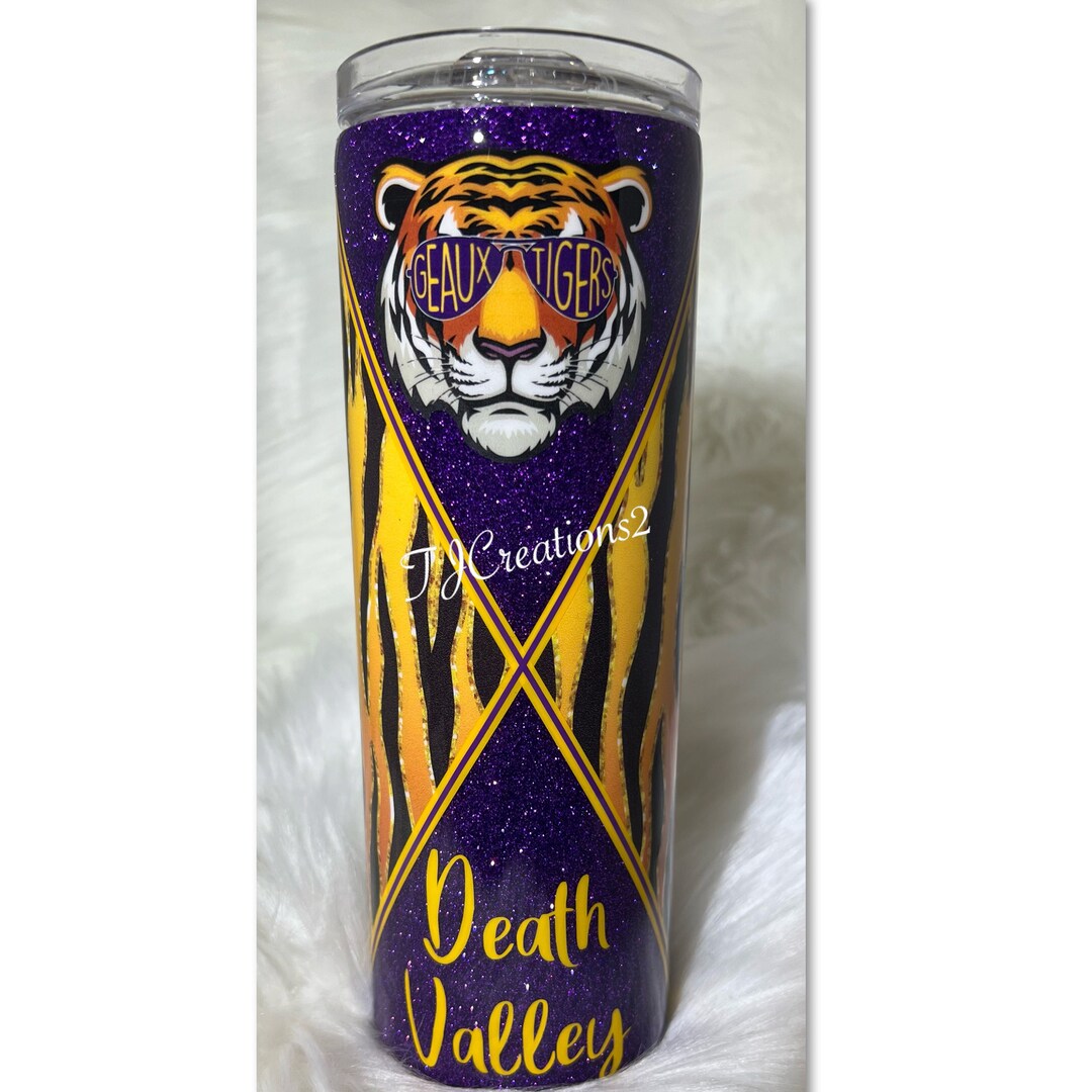Ladies Women LSU Inspired Death Valley Tumbler Cup - Etsy