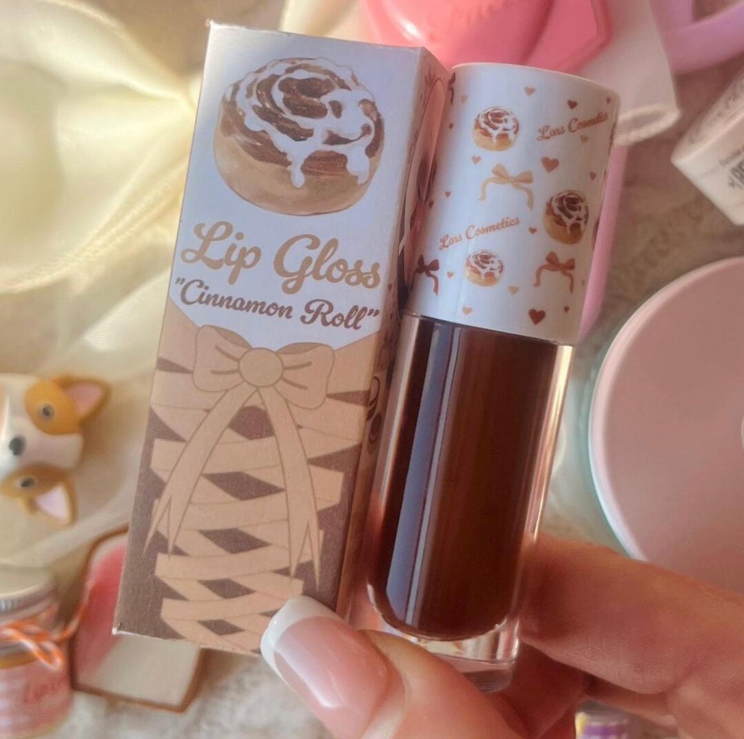 Cinnamon Roll Lip Gloss - Etsy