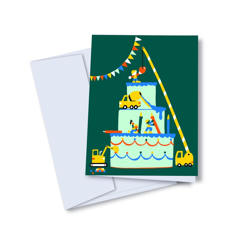 Construction Birthday Cake Etsy