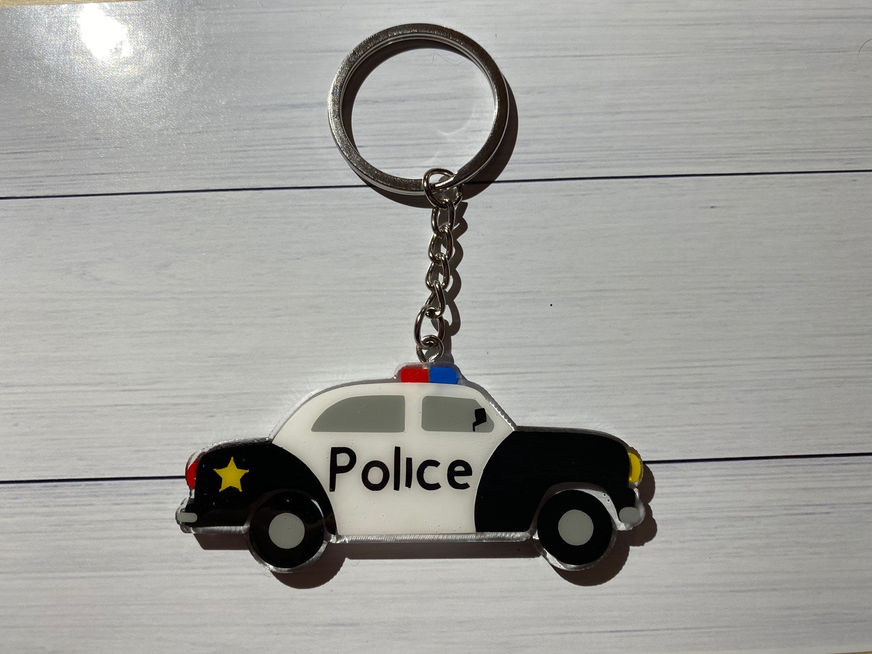 Police Keychain/police Car/police Officer Keychain/police - Etsy UK