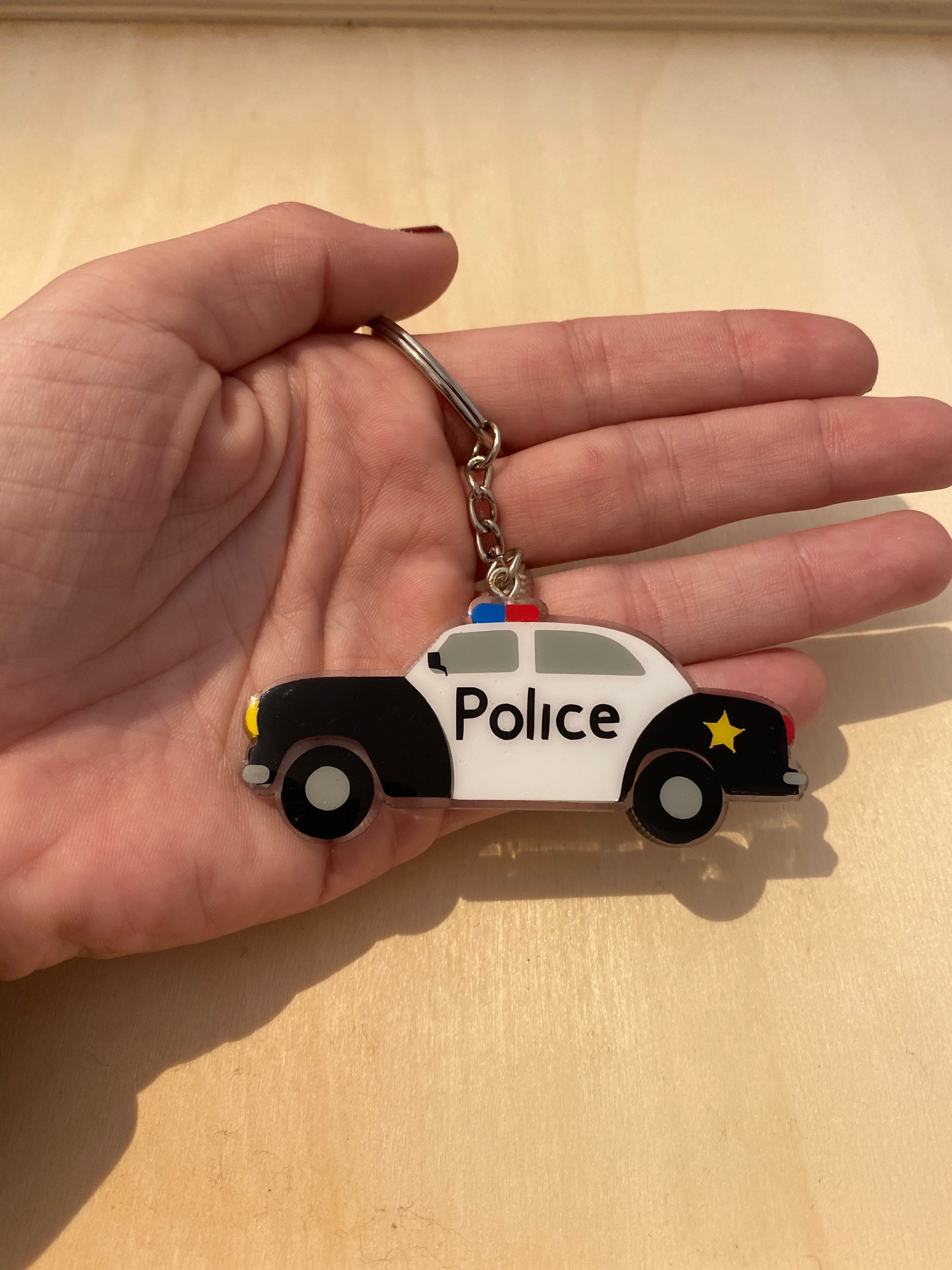 Police Keychain/police Car/police Officer Keychain/police - Etsy UK