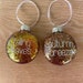 Fall Themed Ornament, Fall Glittered Ornament Set of 5, Thanksgiving ...