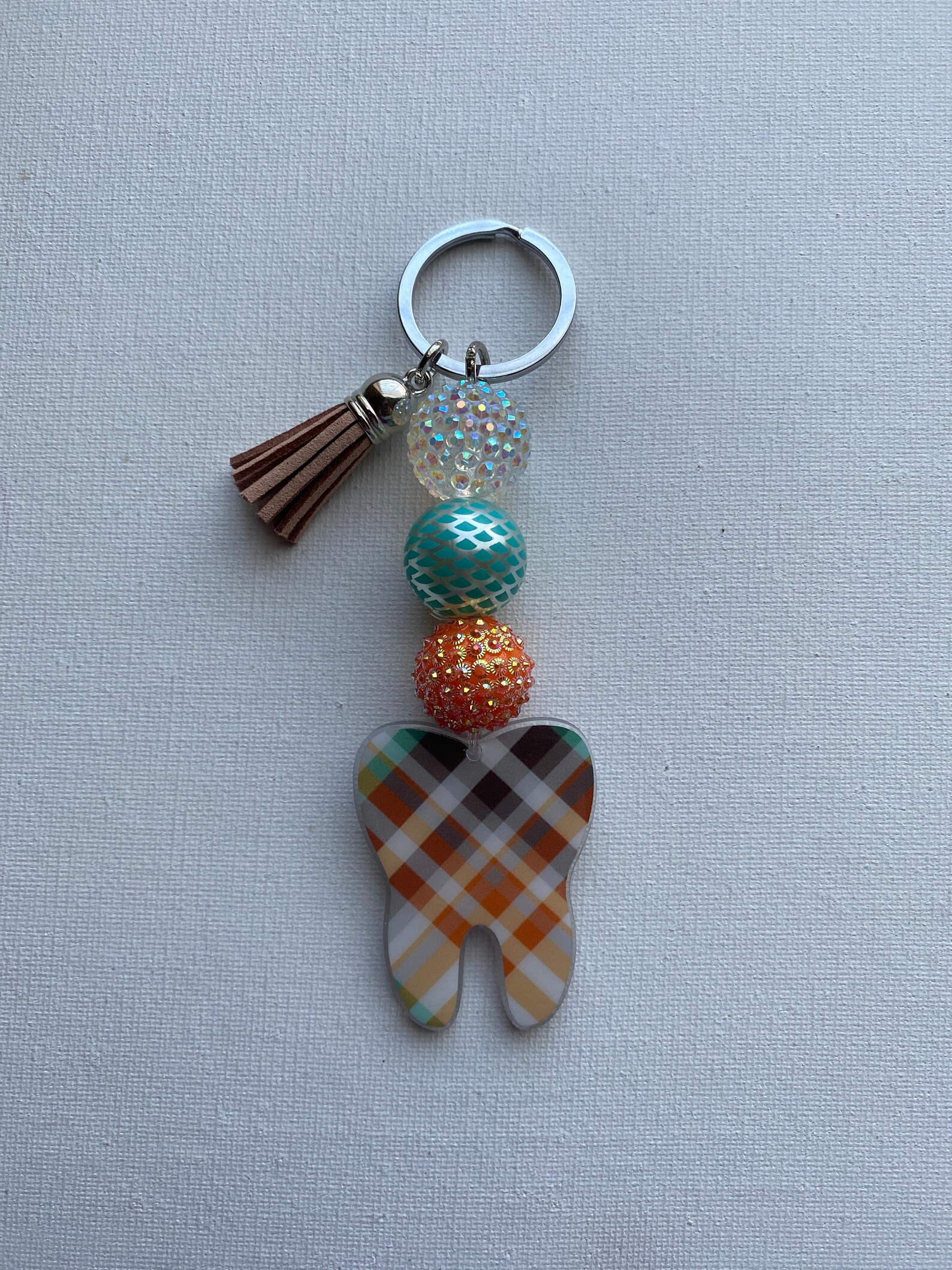 Tooth Keychain-personalized Glitter Tooth Keychain Dentist - Etsy