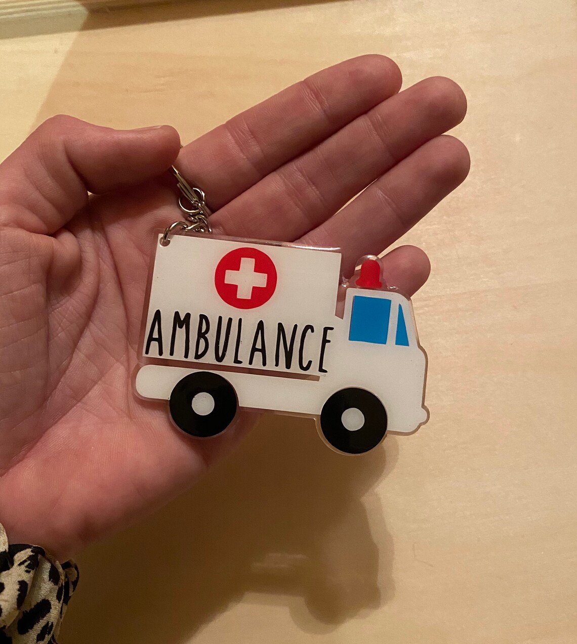 Ambulance Keychain-Emt ambulance Keychain Fire department | Etsy