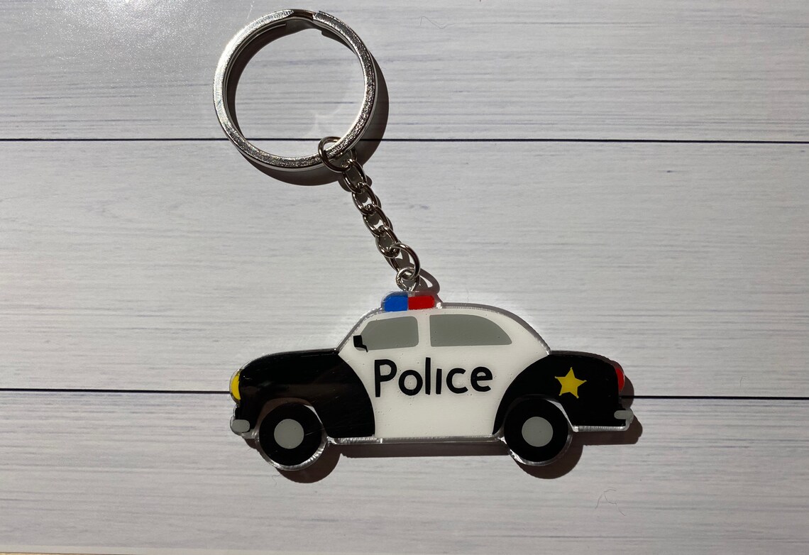 Police Keychain/police Car/police Officer Keychain/police - Etsy UK