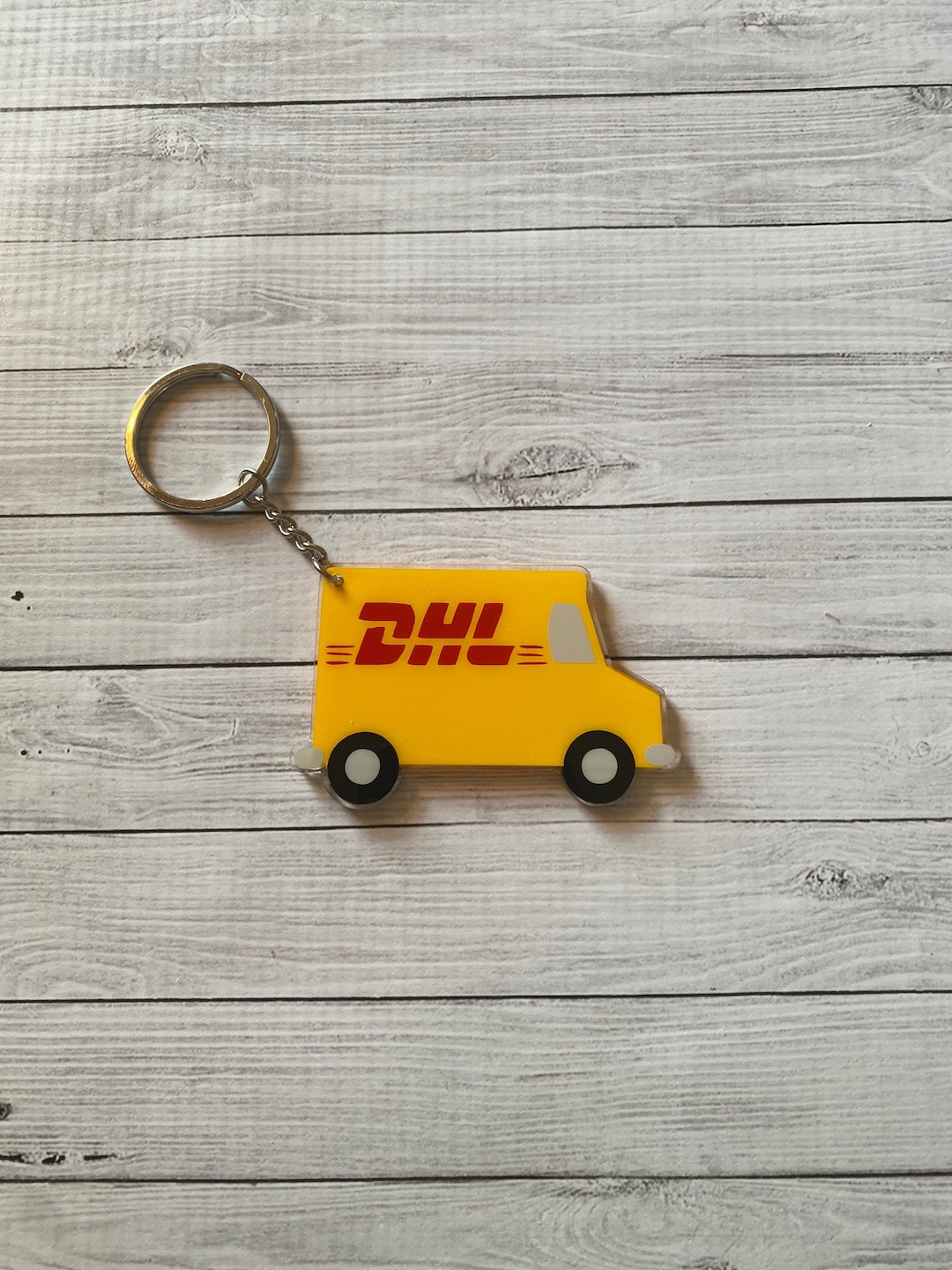 Delivery Truck Keychain/dhl Truck/dhl Delivery Truck Keychain/dhl ...