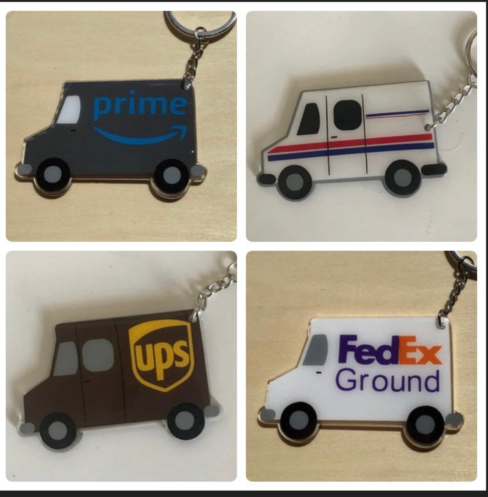 Delivery Truck Keychain/fedex Truck/fedex Delivery Truck | Etsy