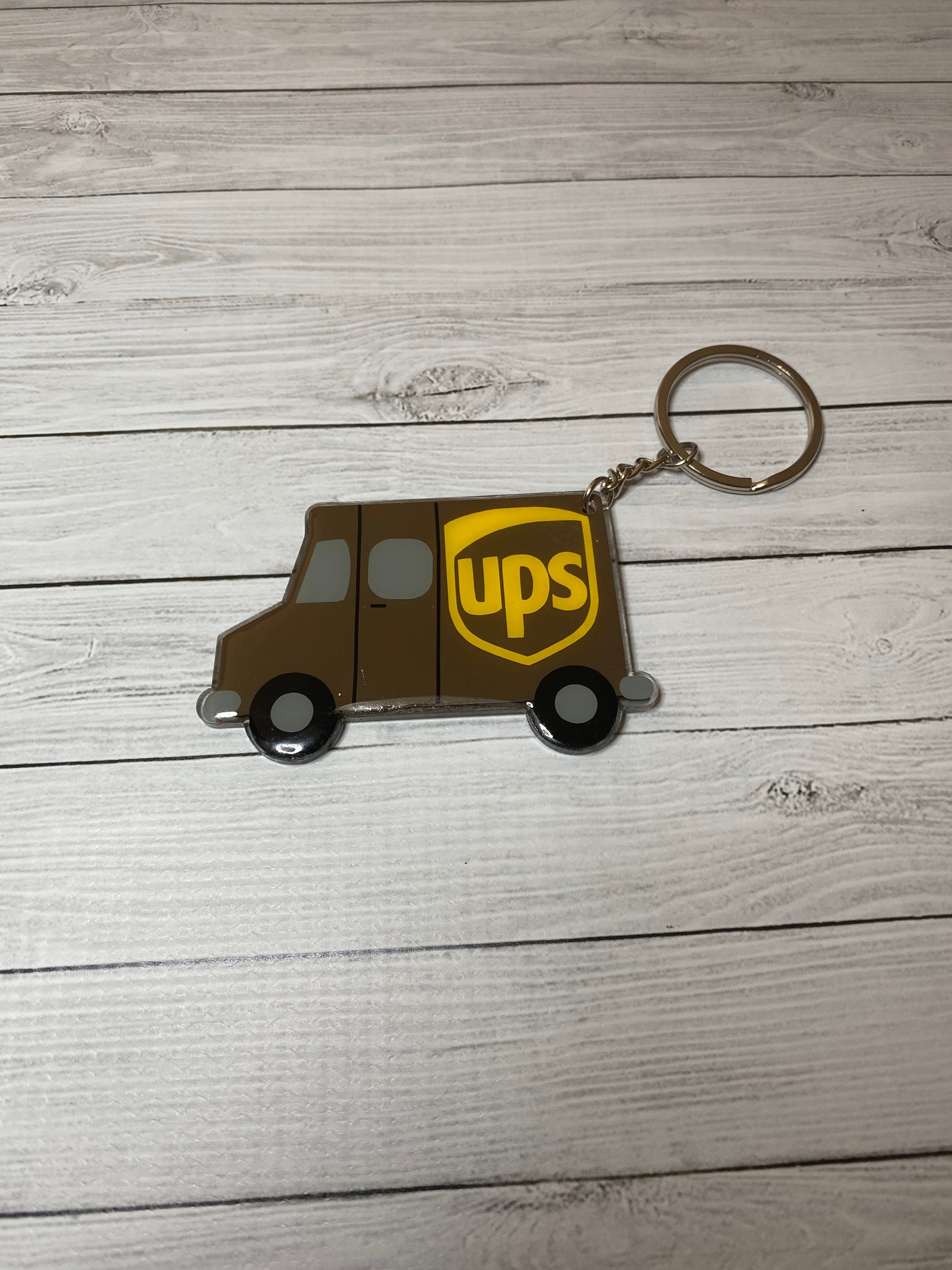 Delivery Truck Keychain/ups Truck/ups Delivery Truck | Etsy