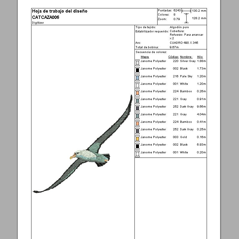 Albatross Realistic Patch Sea Bird Design Machine Embroidery - Etsy