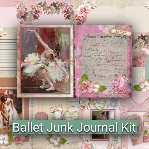 Printable Ballet Junk Journal Kit Ballet Ephemera Pngs - Etsy