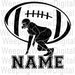Football Lineman Linebacker SVG, Cricut Silhouette Cut File, Png Jpg ...
