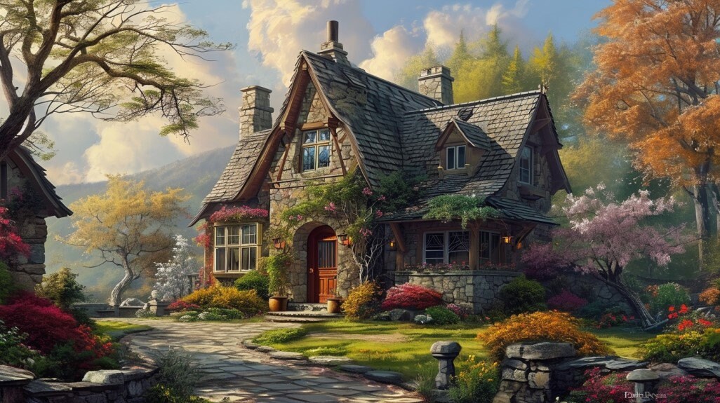 Eight Inspired Mountain Cottages Desktop Wallpaper Bundle, 4K HD ...