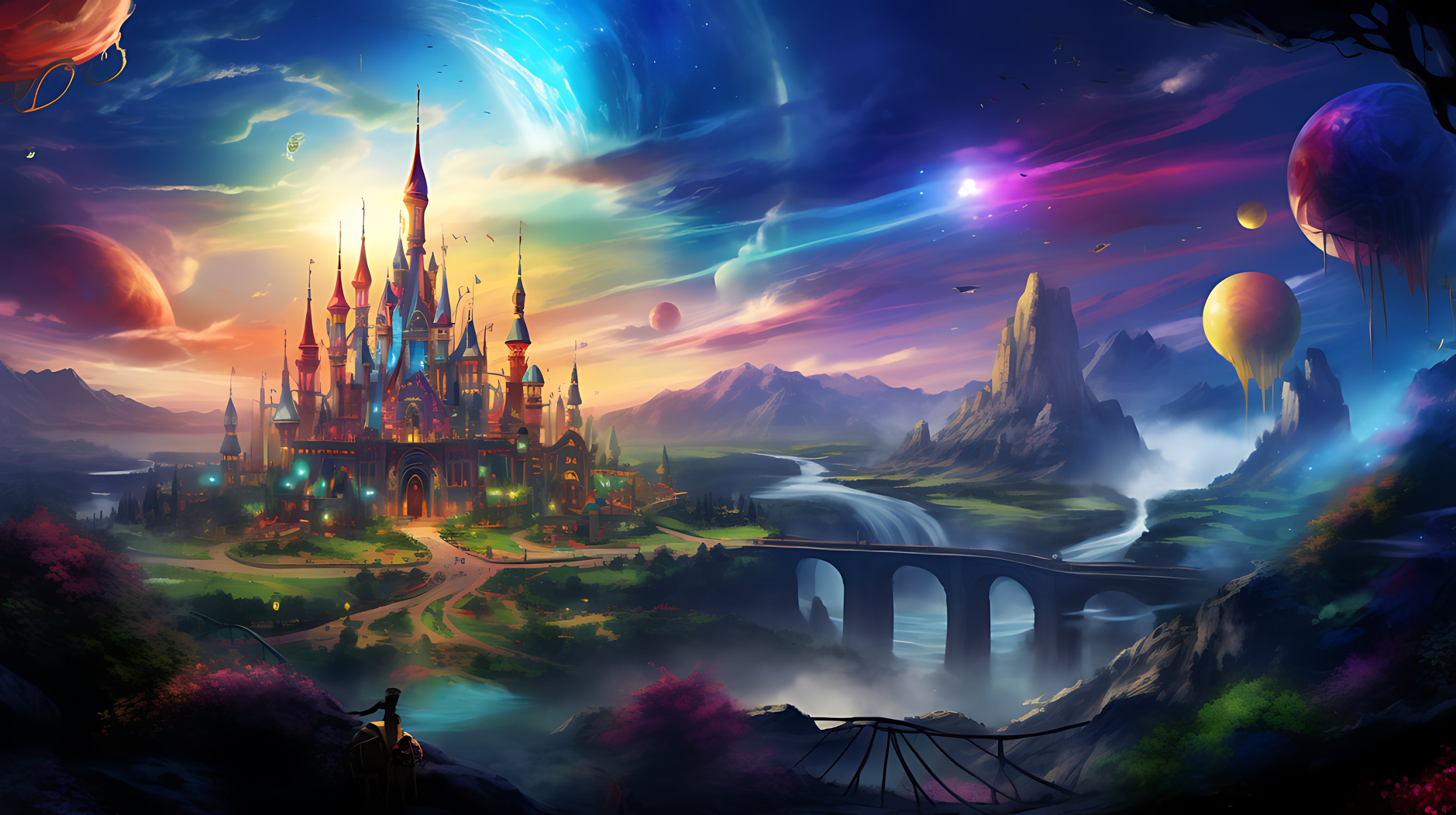 Eight Fantasy World Screensaver Desktop Wallpaper Bundle 4K - Etsy