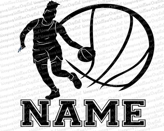 Female Basketball Player SVG Cricut Silhouette Cut File - Etsy