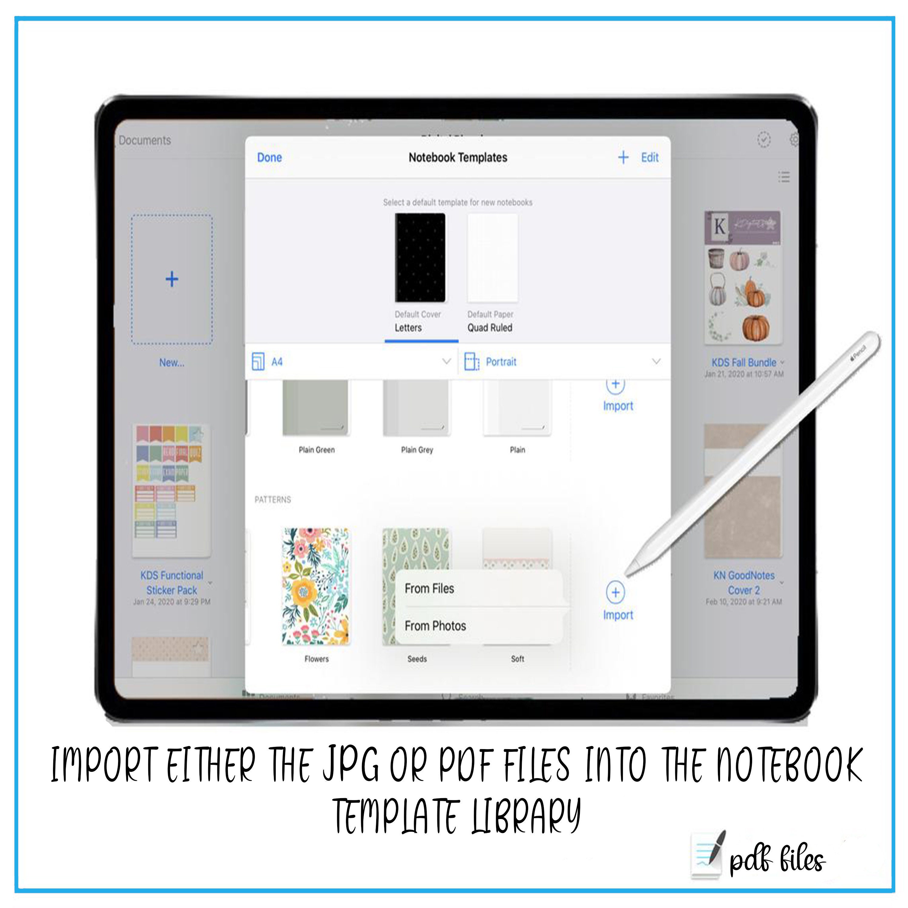 Goodnotes the 80's Retro Cover Designs, 9 Goodnotes Covers, Instant ...