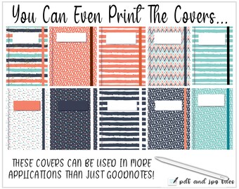16 Digital Notebook Cover Goodnotes Notebook Cover Goodnotes - Etsy