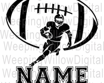 Football Kicker SVG Cricut Silhouette Cut File Instant | Etsy